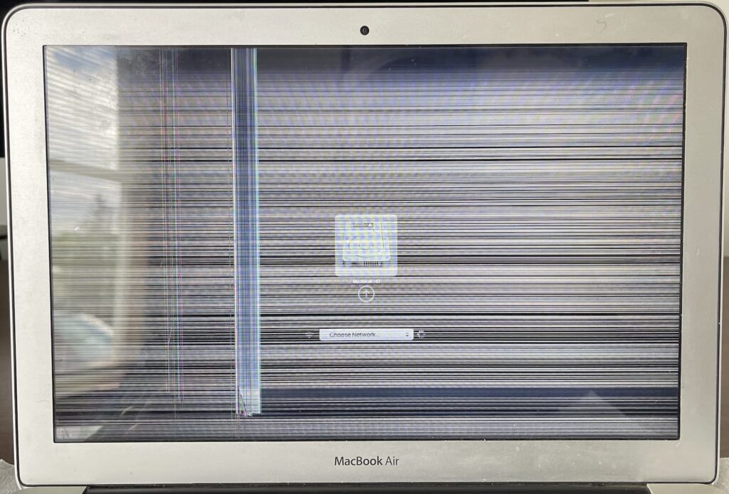 MacBook Screen Covered In Lines