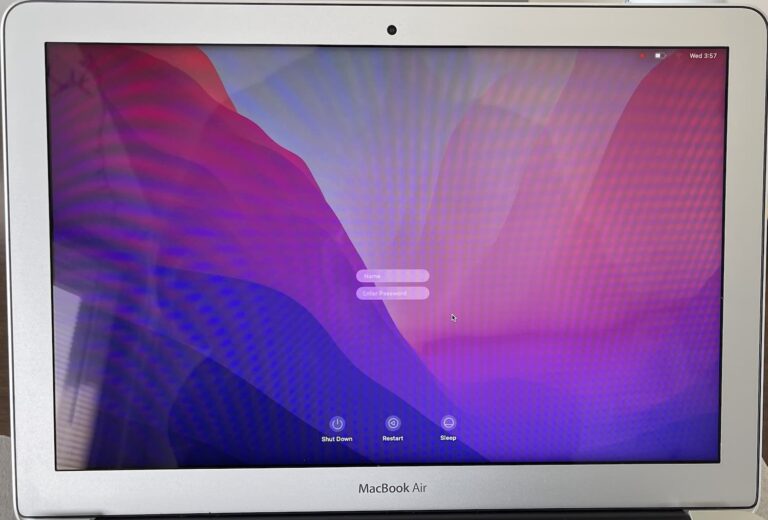 MacBook Screen Covered In Lines